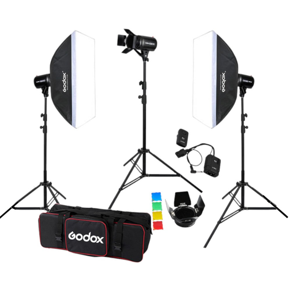 Godox E250 III W/S 3'lü Stüdyo Paraflaş SoftBox Kit (250 Watt) – Can ...